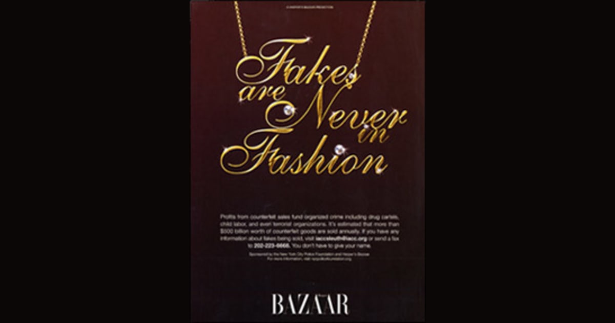 Fight against fake designer goods isn’t frivolous